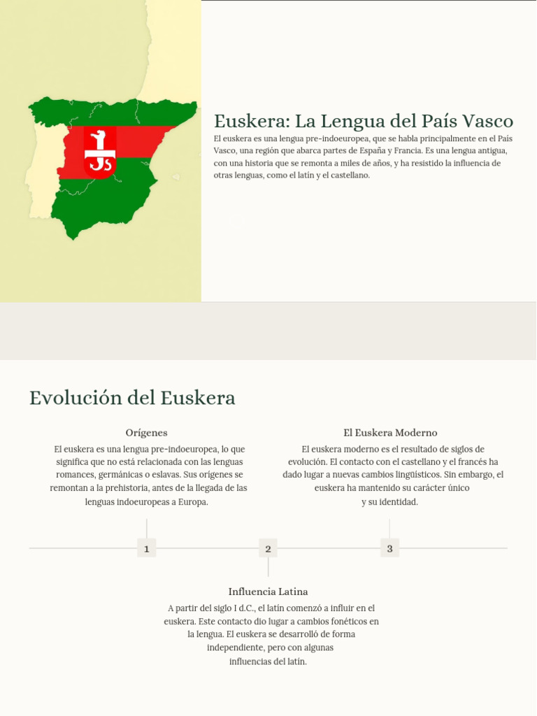 Euskera La Lengua Del Pais Vasco PDF | PDF | latín | Lengua española