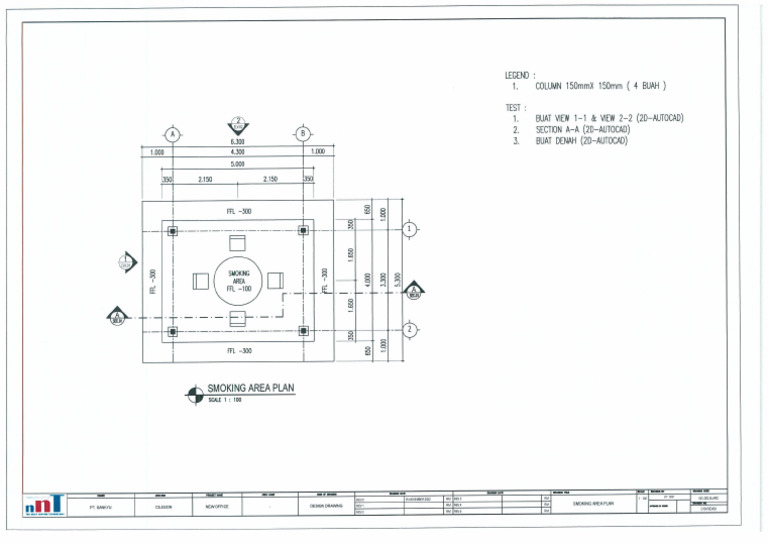 Test Autocad 2d | PDF