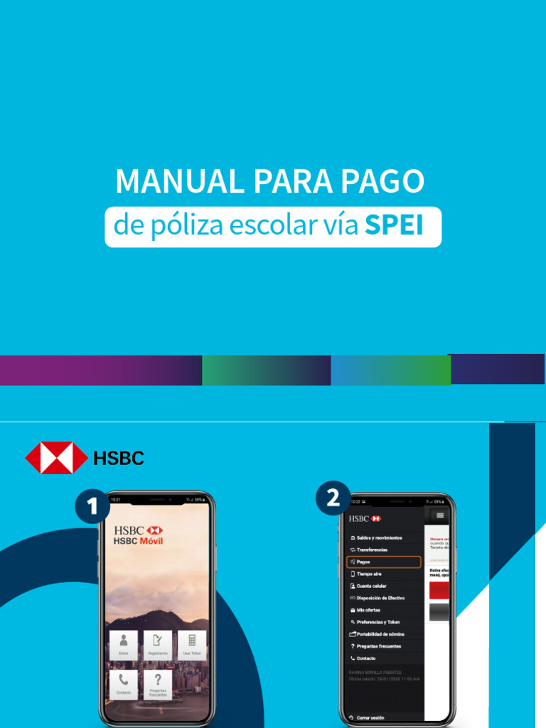 Manual de Pago Spei Admision 2022 | PDF