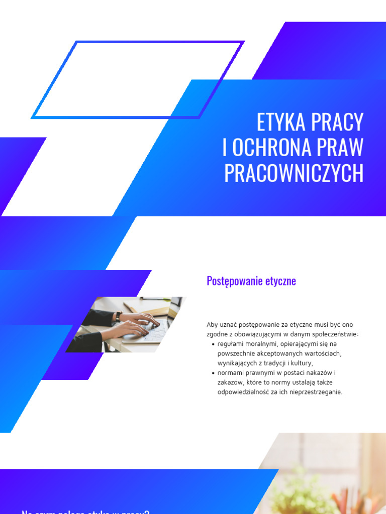 Etyka W Pracy I Ochrona Praw Pracowniczych | PDF