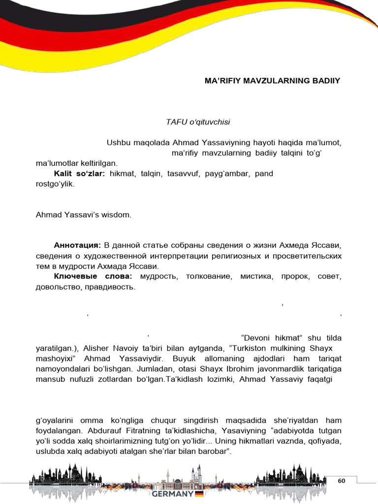 Abdinazarov+Mansur | PDF
