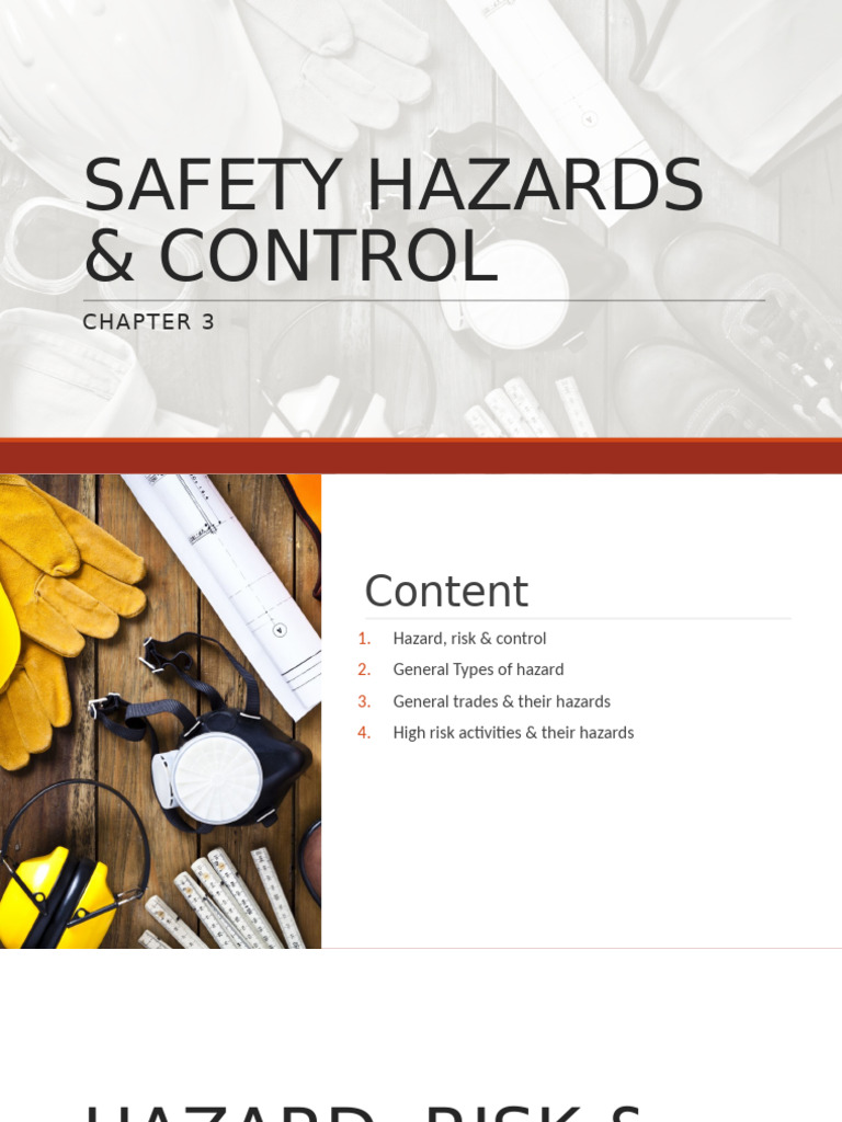Safety Hazards & Control | PDF | Hazards | Demolition