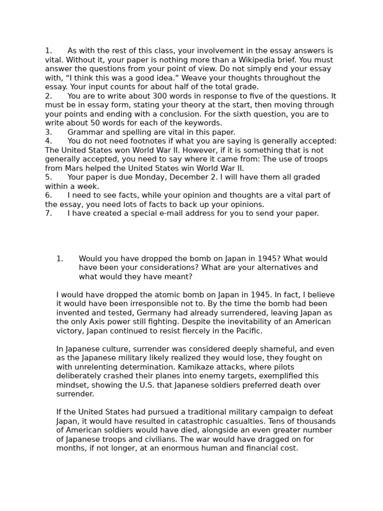 History Final | PDF | Great Depression | Empire Of Japan