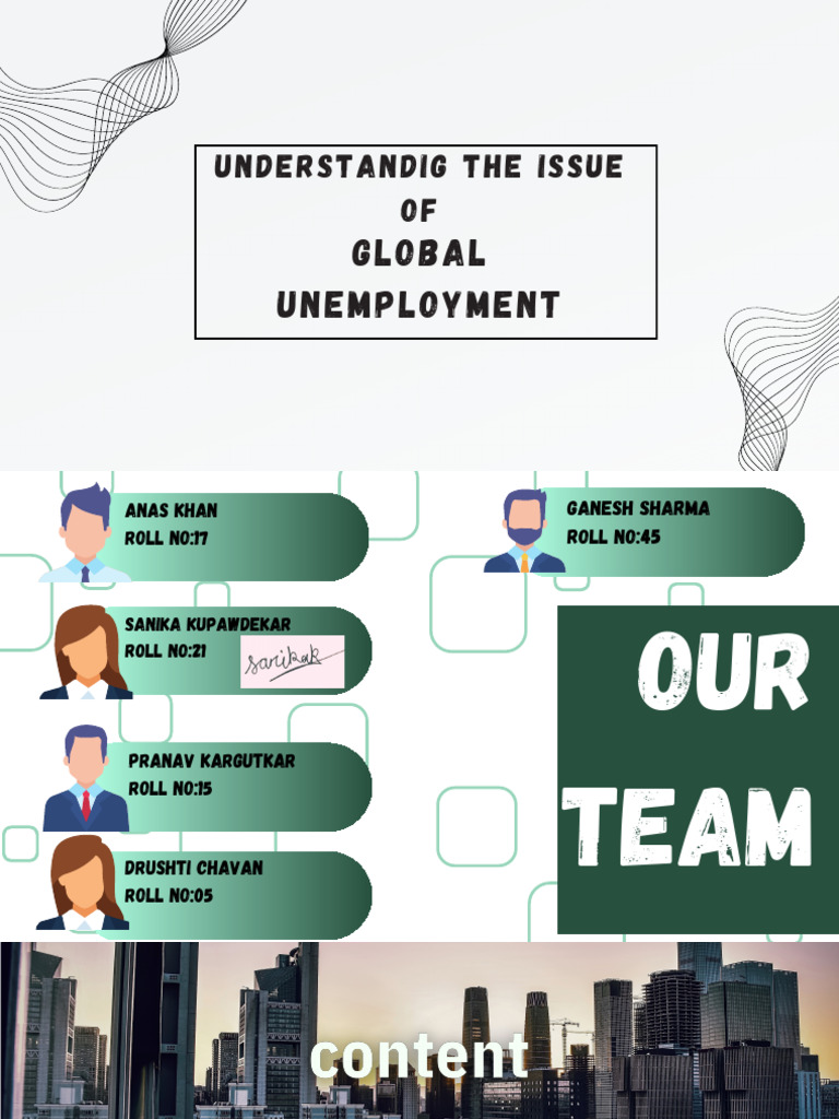 UnderstandinG The Issue of | PDF | Unemployment | Employment