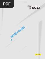 KCB Tariff Guide 2025 Overview | PDF | Banks | Debit Card