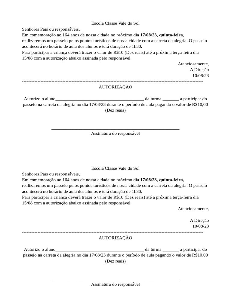 bilhete passeio | PDF