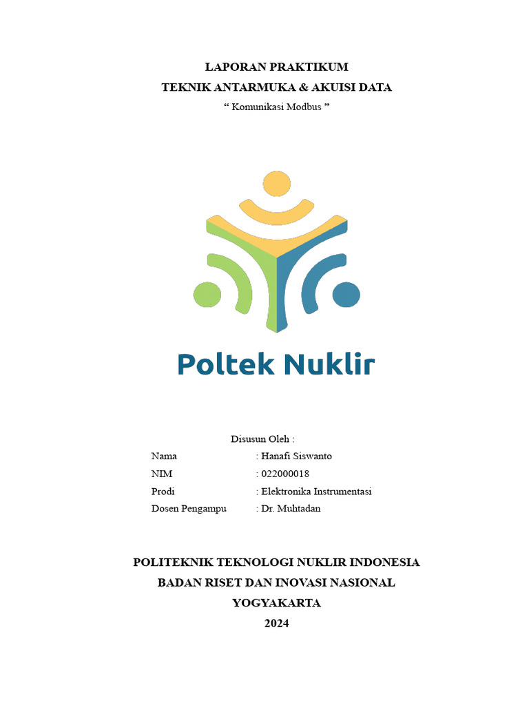 022000018 Hanafi Siswanto Laprak Modbus Prak Takad Pak Tadan | PDF