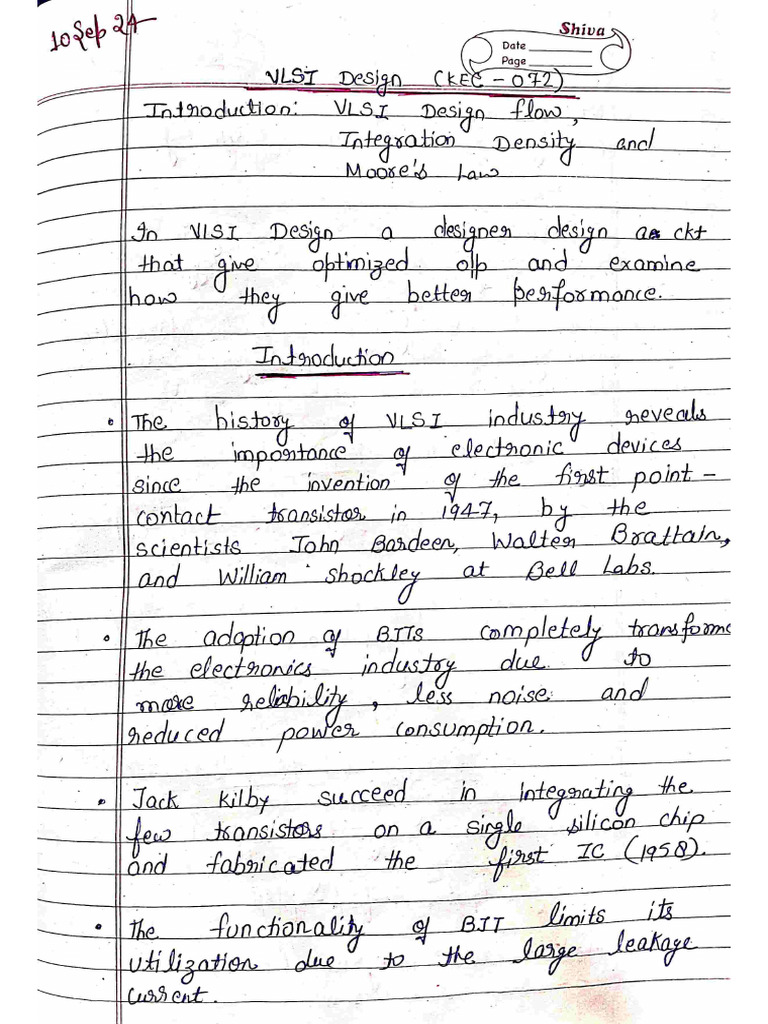 VLSI unit-1 notes-1 | PDF