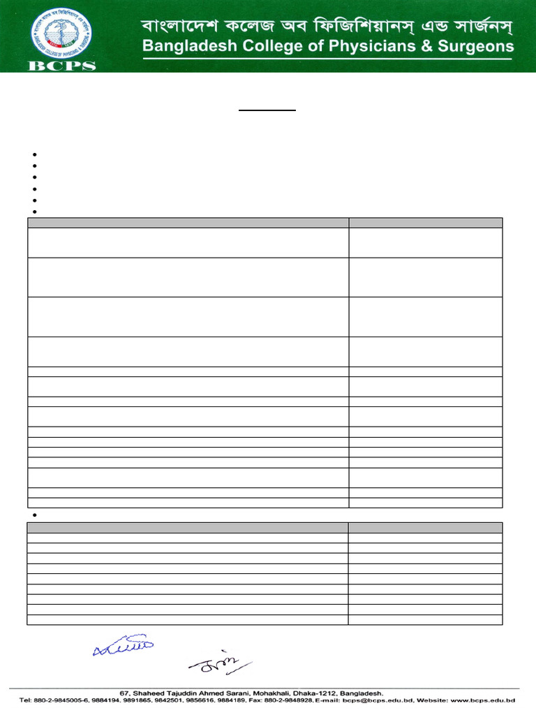 Notification for FCPS Part-1 Exam Format | PDF | Medicine | Pediatrics