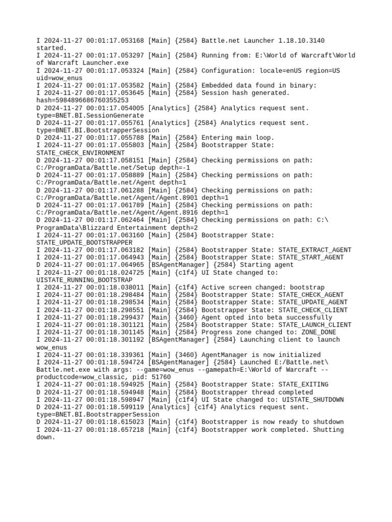 Launcher 20241127T000117 | PDF | Blizzard Entertainment | Computing