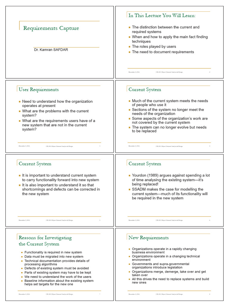 10a Requirements Capture Multi | PDF | Government Information | Social ...