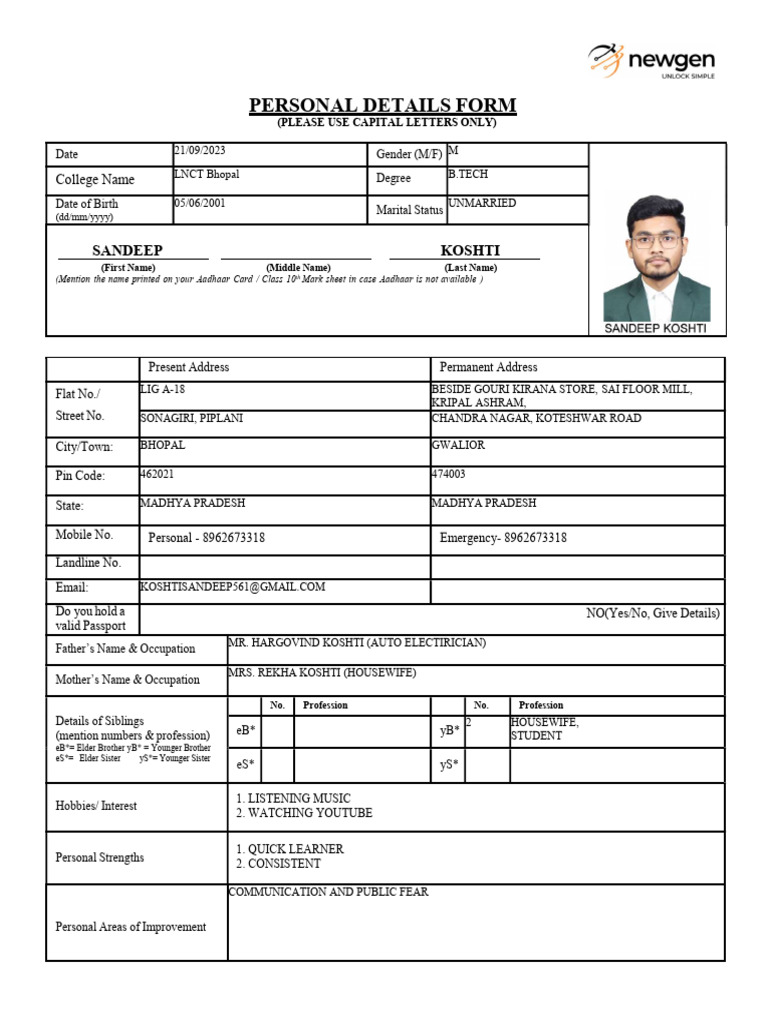 PERSONALITY | PDF | Computing