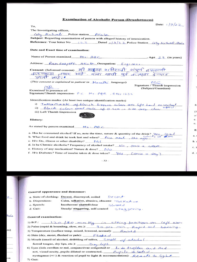 Drunkenness Fmt | PDF