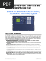 SEL-487B-1 Bus Differential Relay: Busbar and Breaker Failure ...