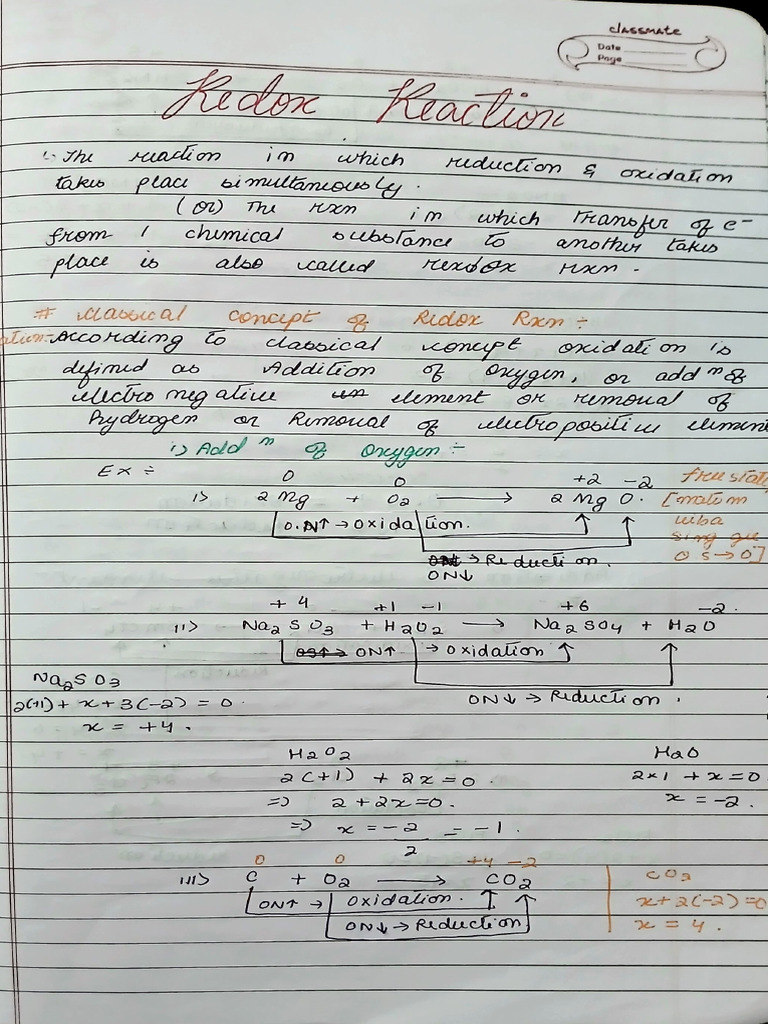 Redox Reaction | PDF
