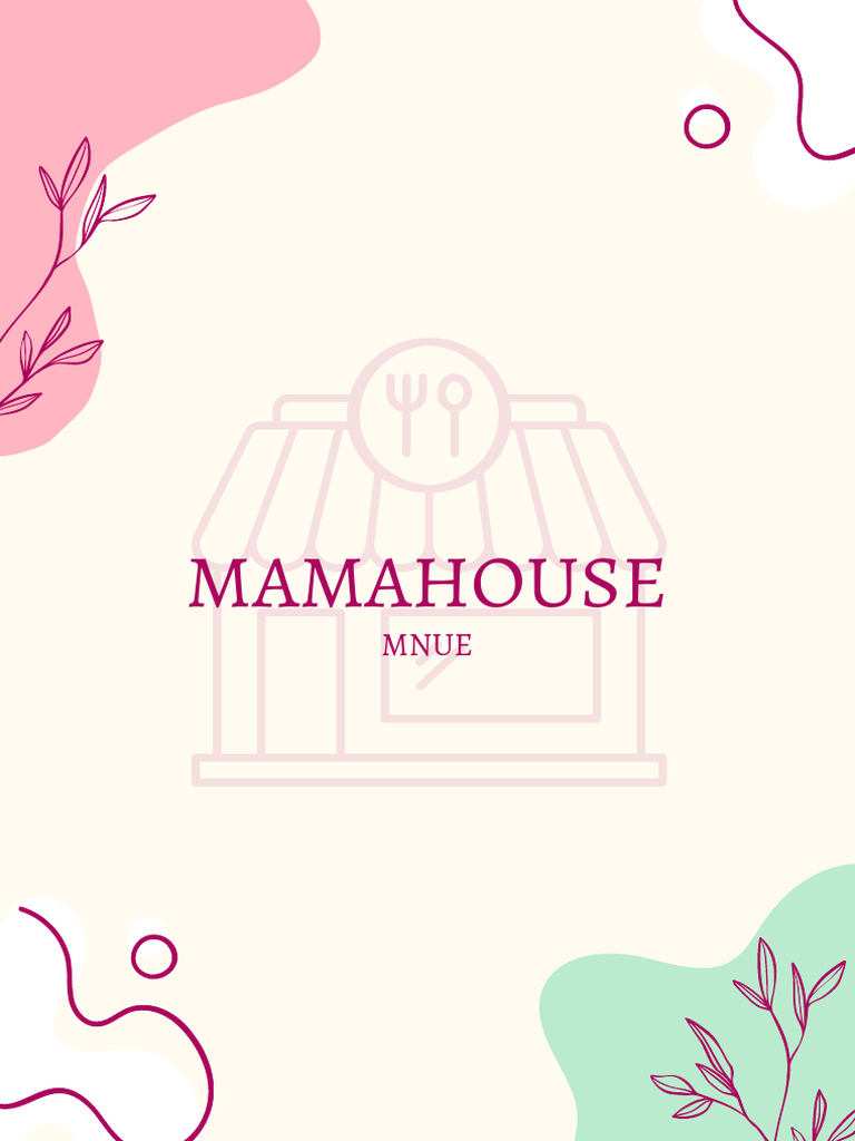 White Blue Food Menu Template PDF | PDF