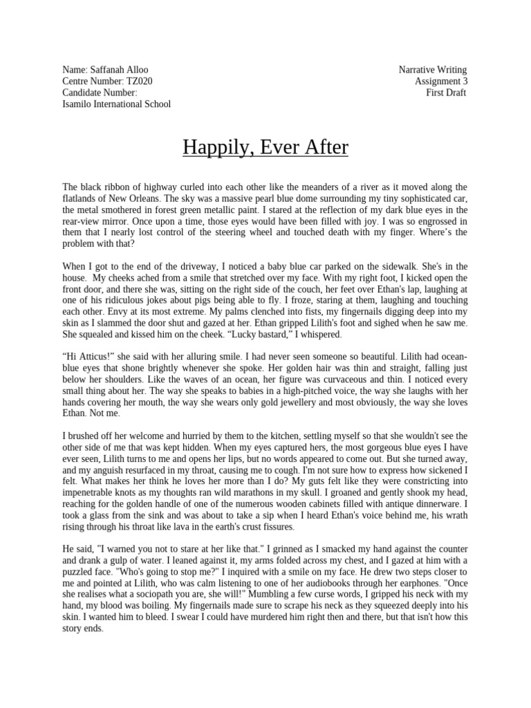 Narrative Draft 1 | PDF