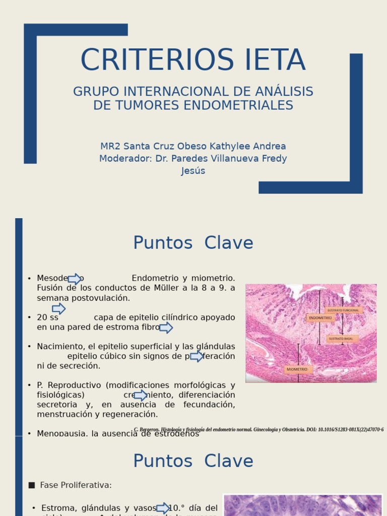 Criterios Ieta | PDF | Epitelio | Menstruación