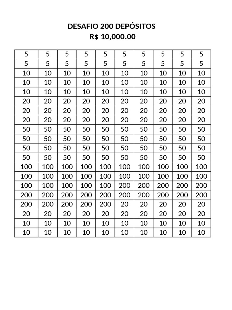 Desafio 10 Mil | PDF