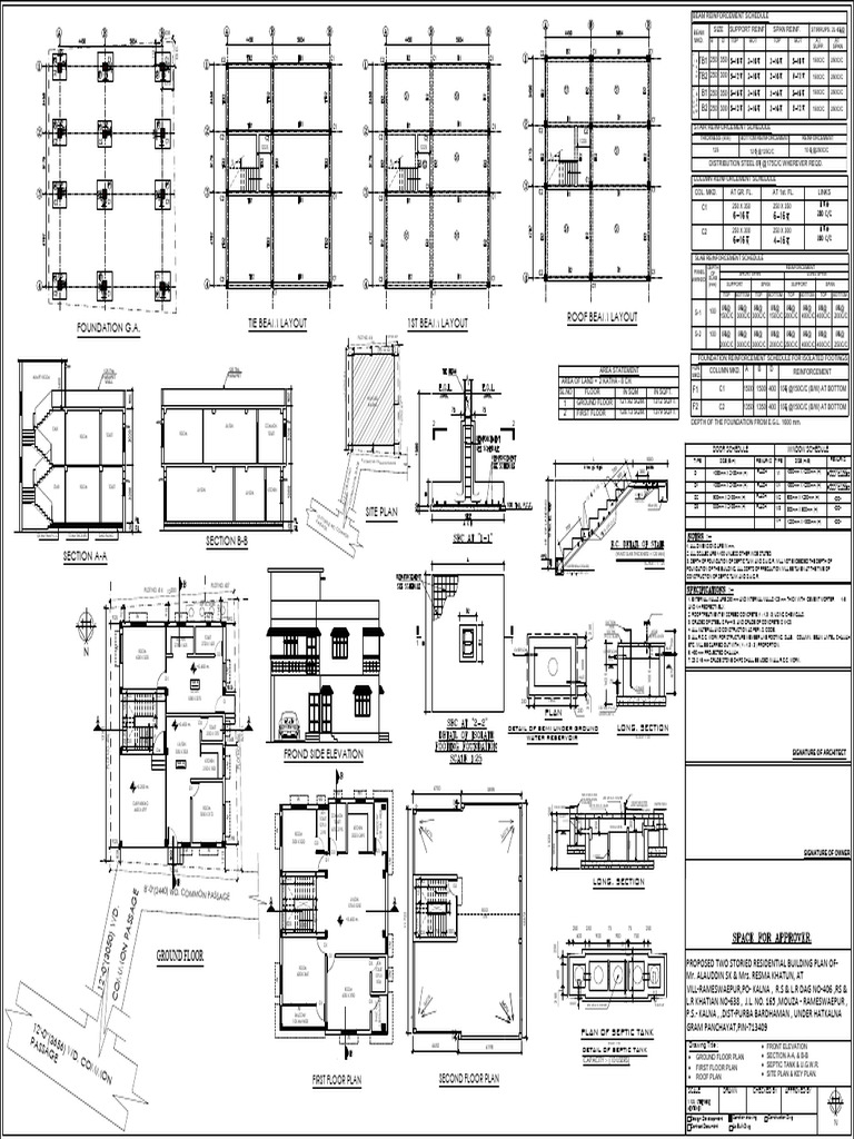 Alauddin SK Plan-Model | PDF | Building Engineering | Buildings And ...