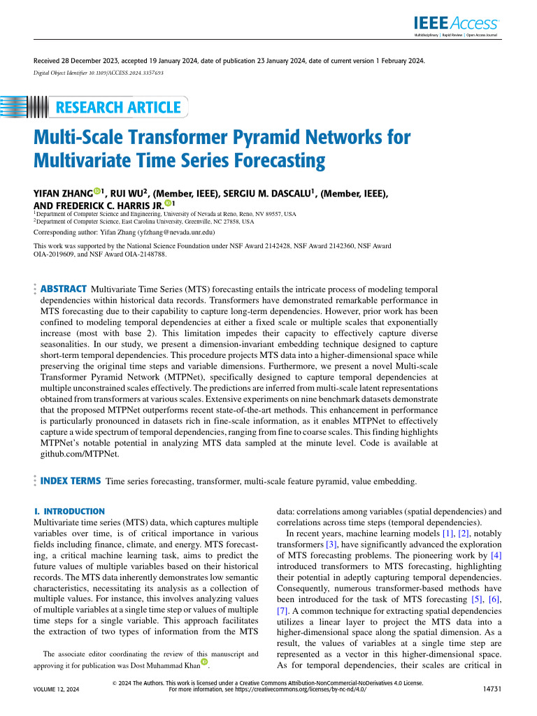 Multi-Scale - Transformer - Pyramid - Networks - For - Multivariate - Time - Series ...