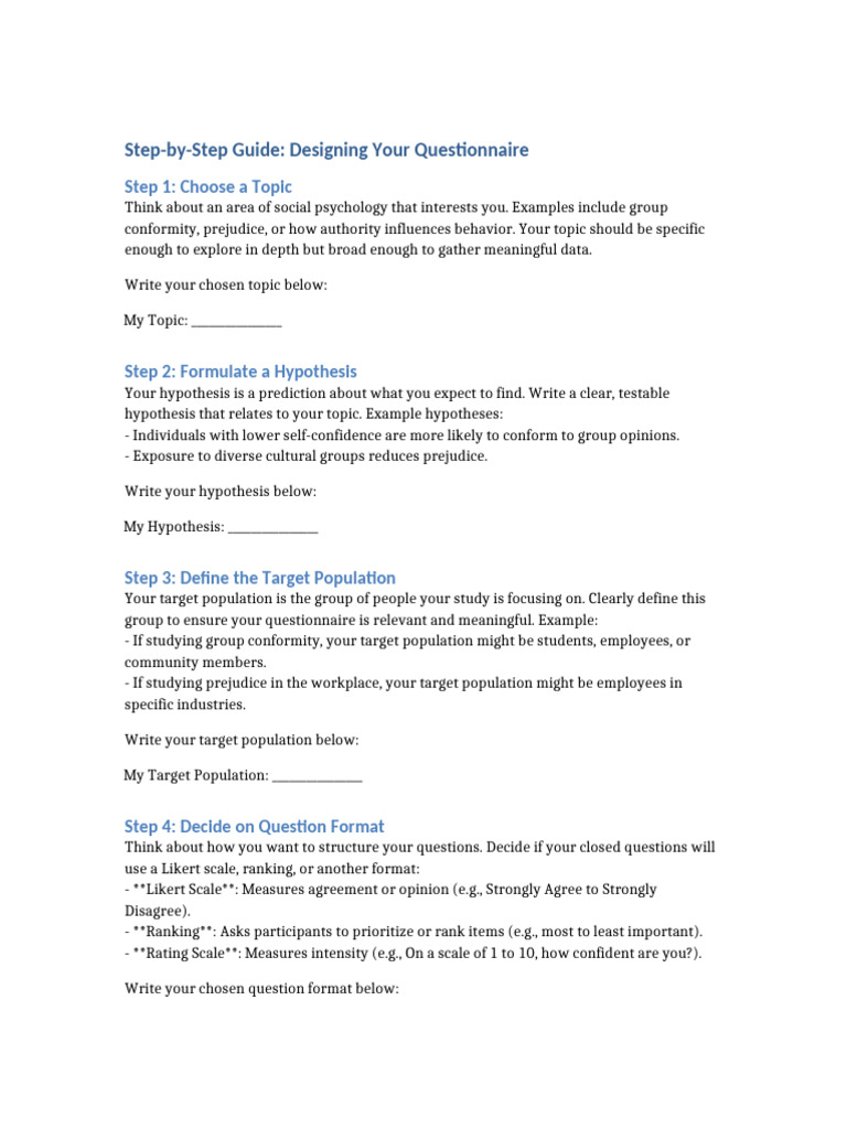 Designing_Your_Questionnaire_with_Formats | PDF | Quantitative Research ...
