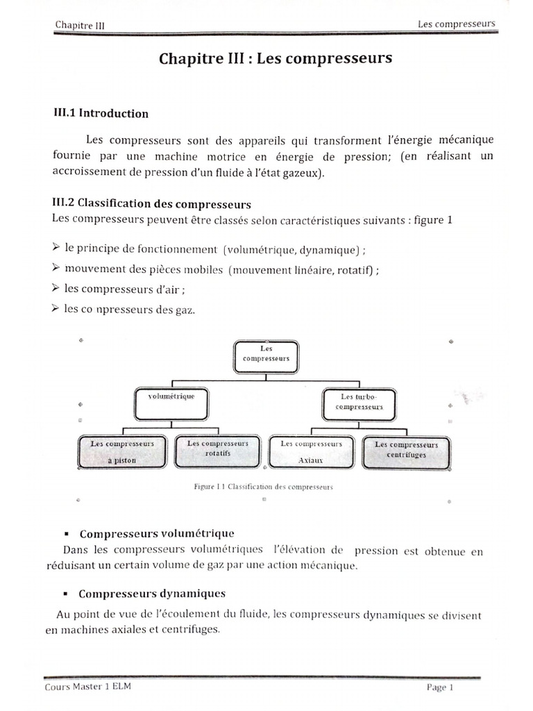 Chap3 Les Compresseurs ELM | PDF