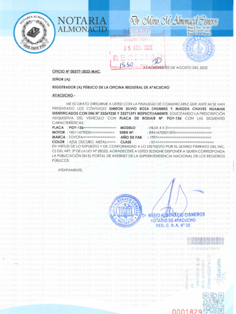 notaria scaneo | PDF