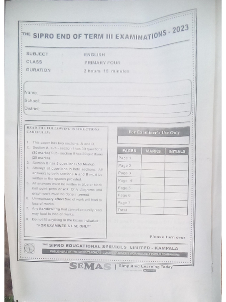 SIPRO P.4 ENG EOT3 | PDF