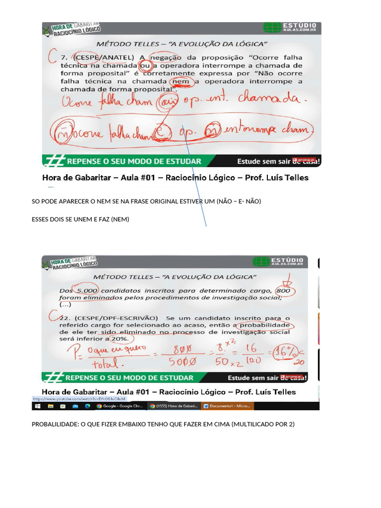 So Pode Aparecer o Nem Se Na Frase Original Estiver Um | PDF