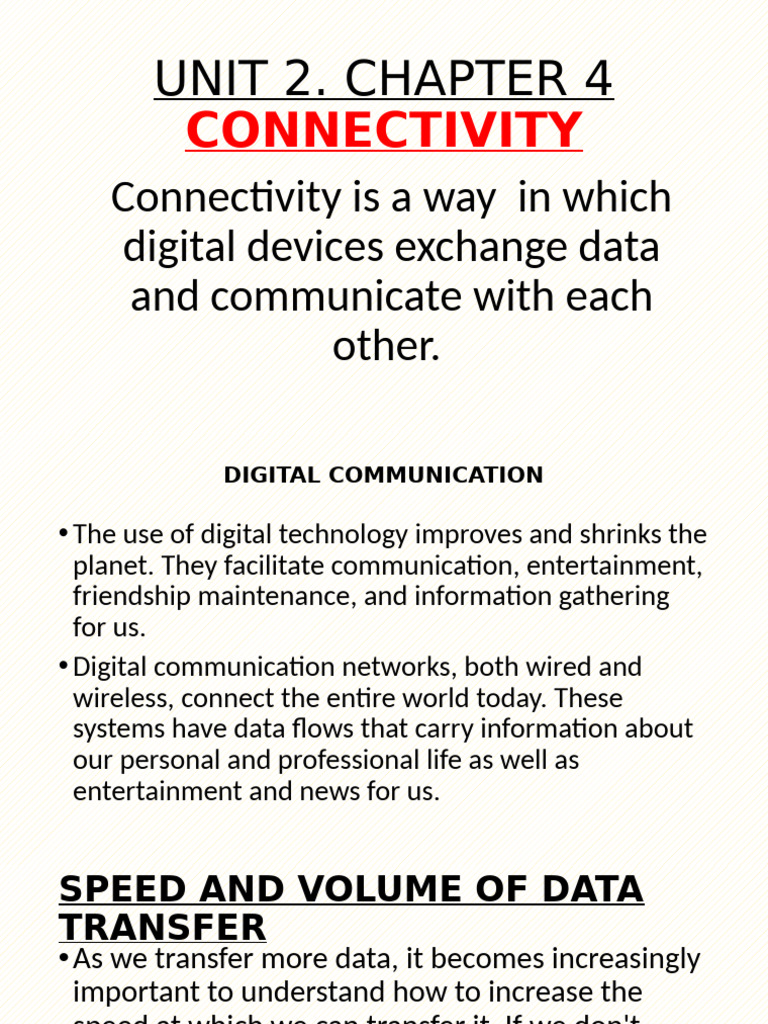 Understanding Digital Connectivity and Communication | PDF | World Wide ...