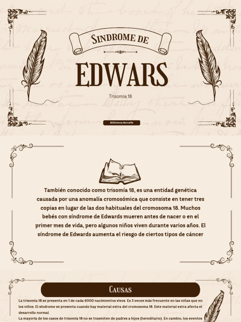Sindrome de Edwars | PDF