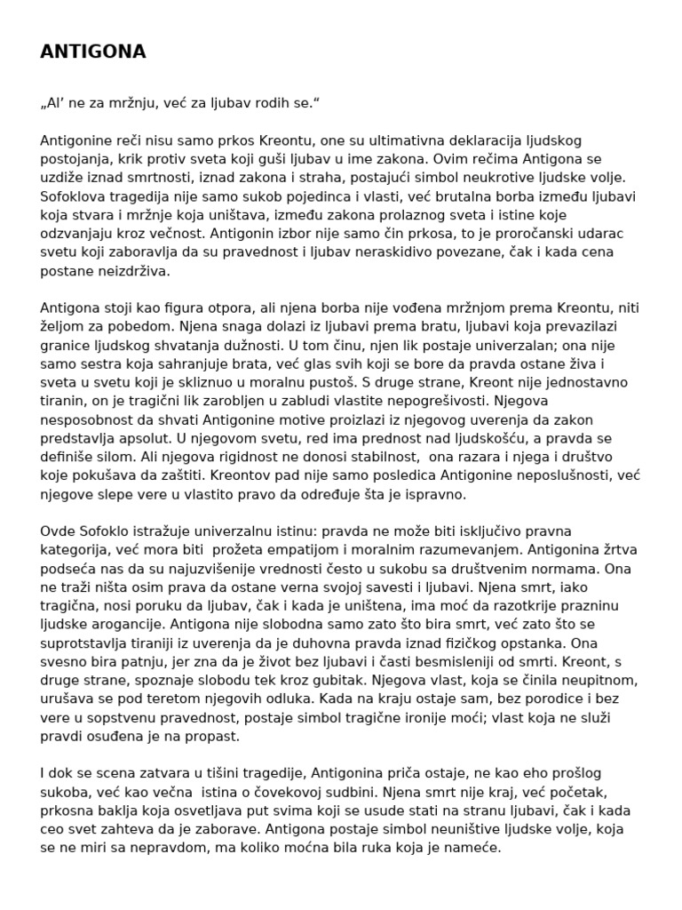 Antigona | PDF