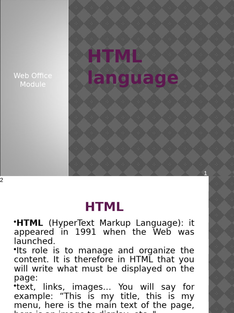 HTML Basics and Structure Guide | PDF | Hyperlink | Html