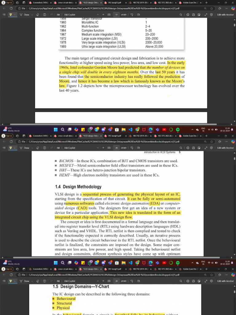 Chapter 1 VLSI | PDF Chapter 1 VLSI | PDF