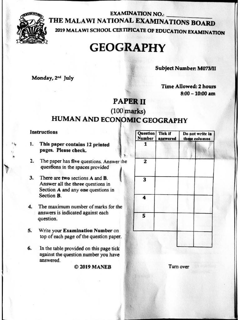 2019 Geo 2 Maneb | PDF