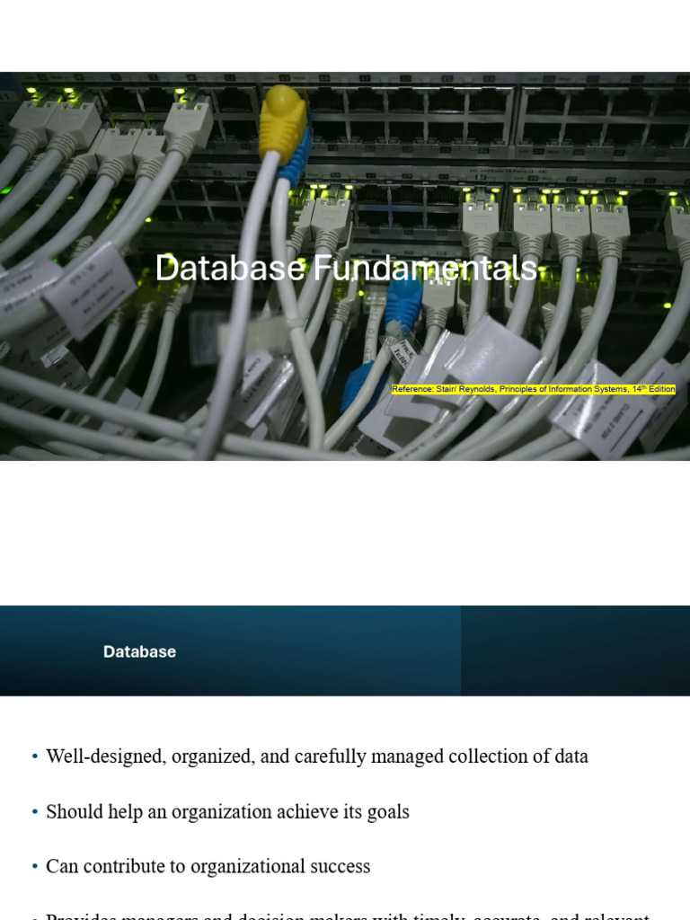 PPT7 | PDF | Databases | Information