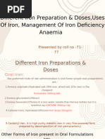 BC Iron Deficiency Guidelines Summary | PDF | Iron | Anemia