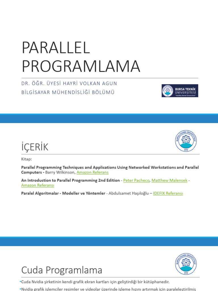 Parallel Programlama - CUDA | PDF