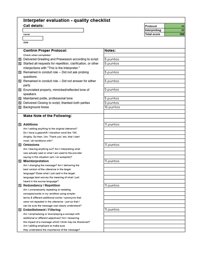 QA Eval - Hoja 1 | PDF