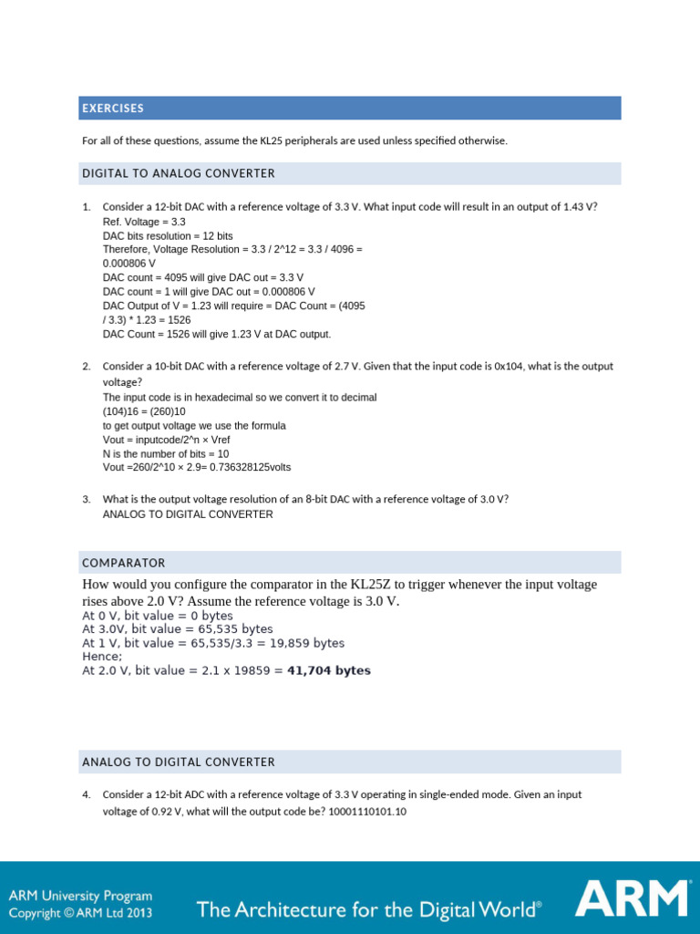 Analog Exercise | PDF