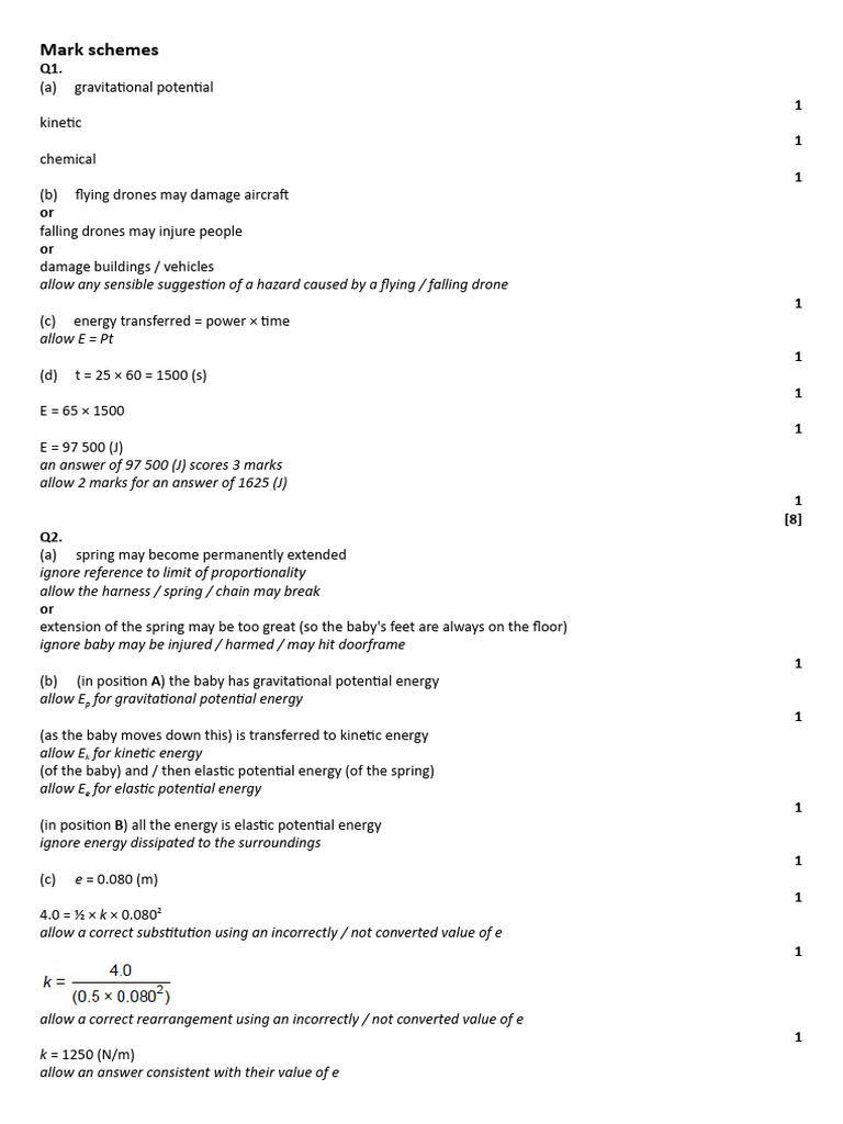 Physics Mark Scheme Overview | PDF | Ionizing Radiation | Nuclear Physics