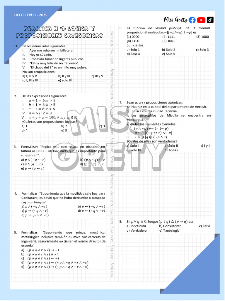 RM - P1 - Miss Grety - Con Espacios - SC | PDF | Si y solo si | Sintaxis (Lógica)