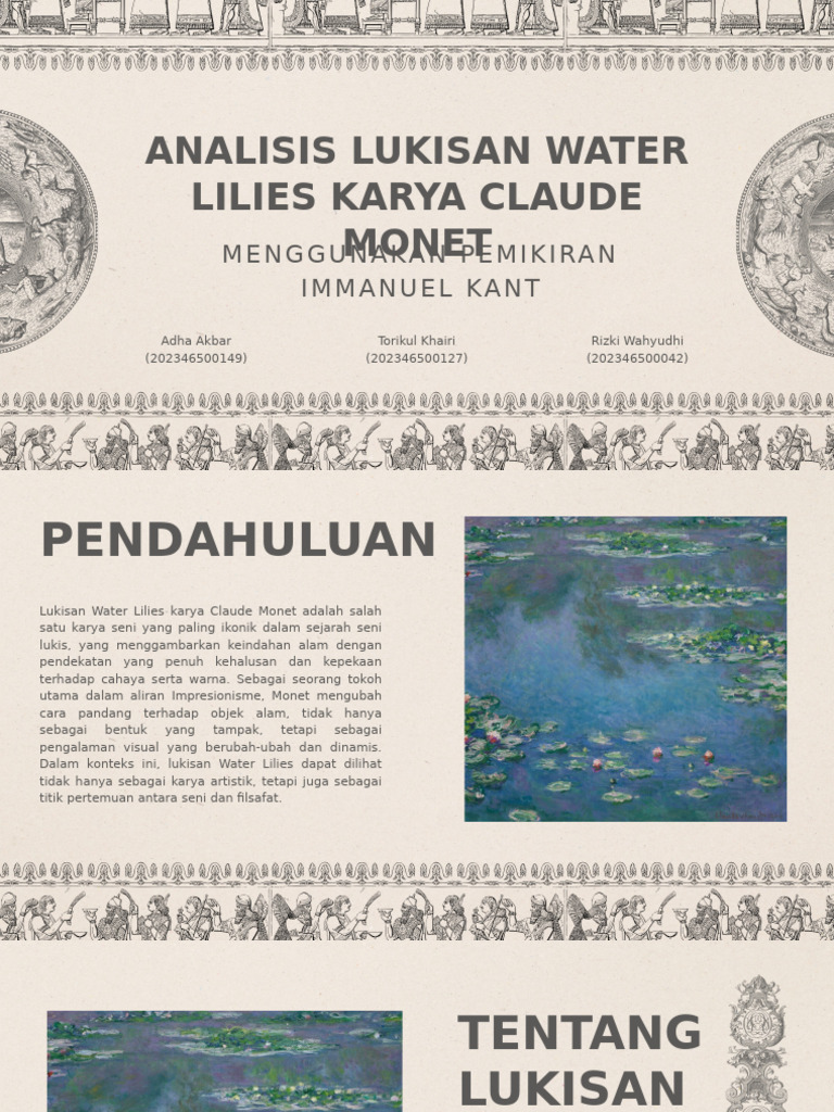 Analisis Water Lilies | PDF