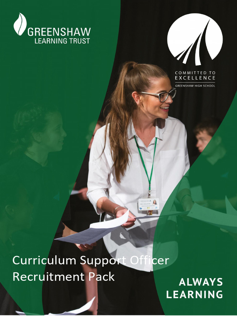 Curriculum Support Officer Sept 23 - Recruitment Pack | PDF | Teachers ...
