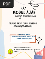 RPP Deep Learning English 7 Class | PDF