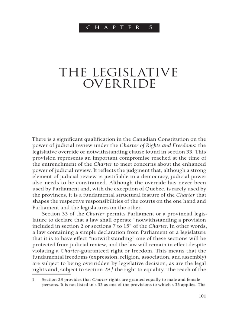 Legislative Override | PDF | Government | Governance