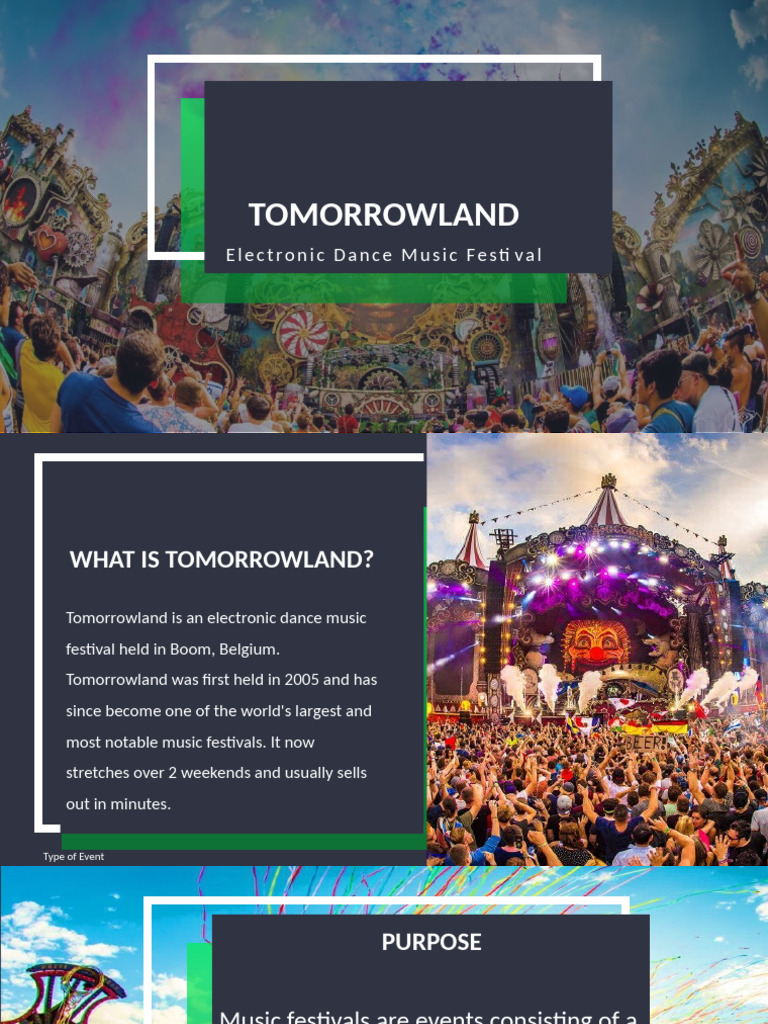 Tomorrowland: EDM Festival Overview | PDF