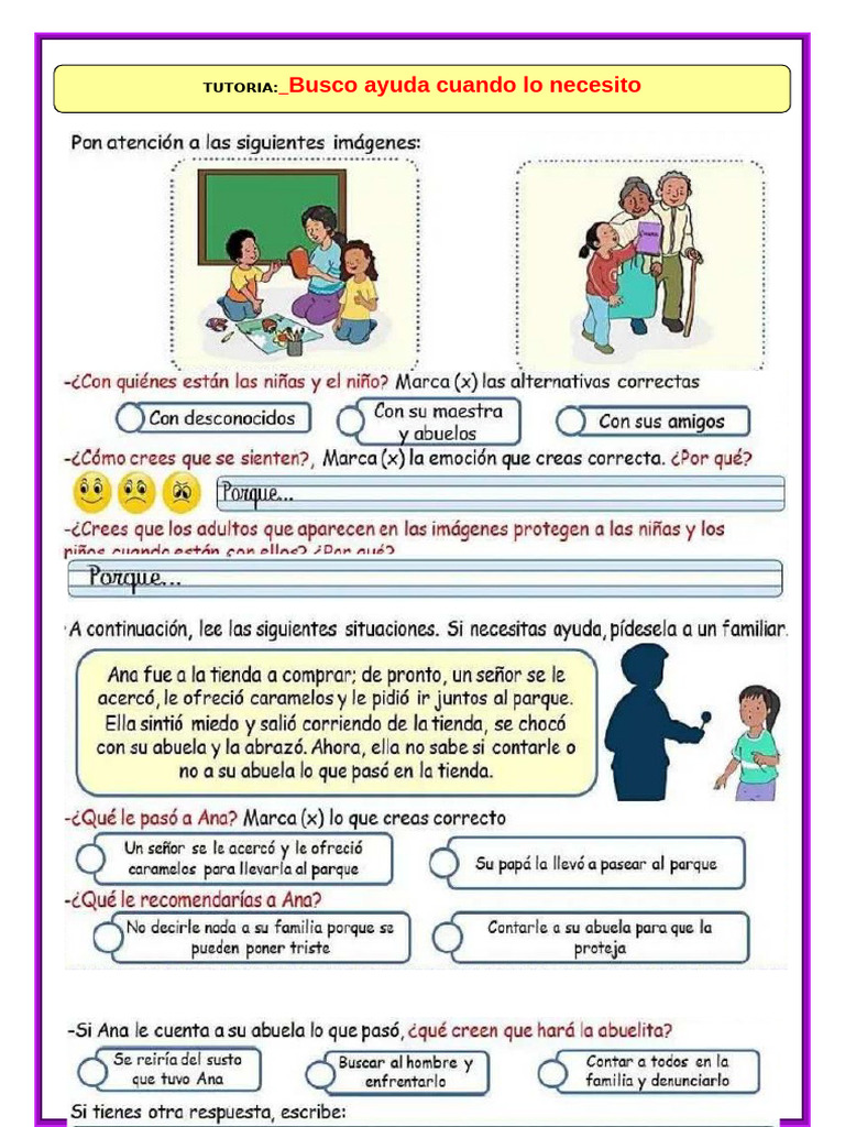 FICHA DE TUTORIA U6 F3 | PDF