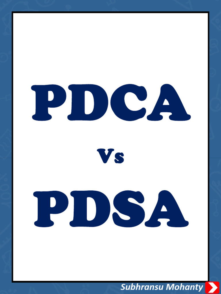 PDCA vs PDSA for Quality Management | PDF | Business